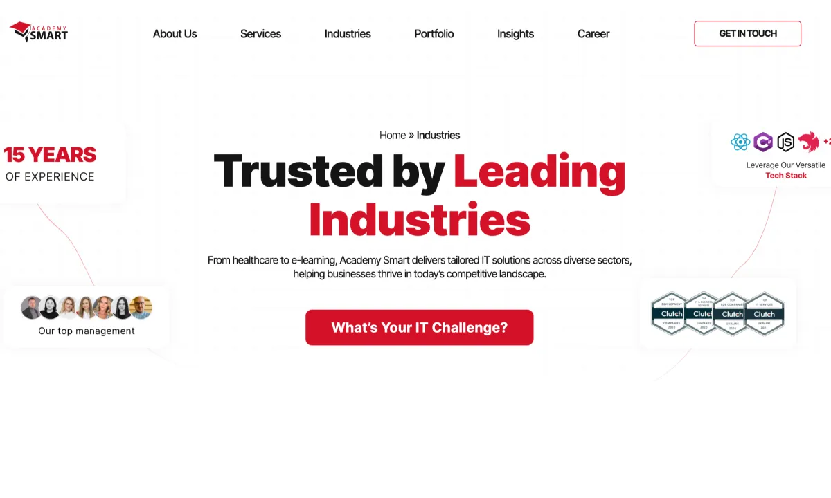 React JS Development Services - Academy SMART